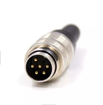 DIN M16 6 Pin Waterproof AISG Connector Aviation Male Plug Female ...