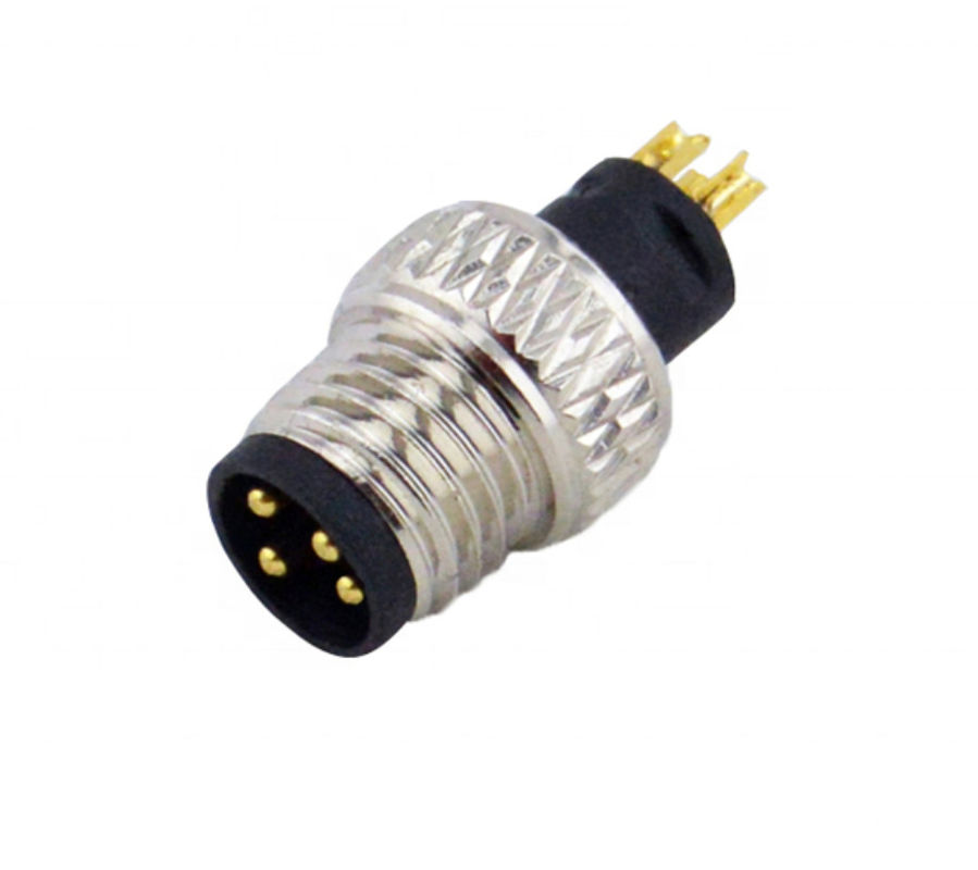 waterproof circular M5 M8 M12 8 pin LED automation industry panel mount ...