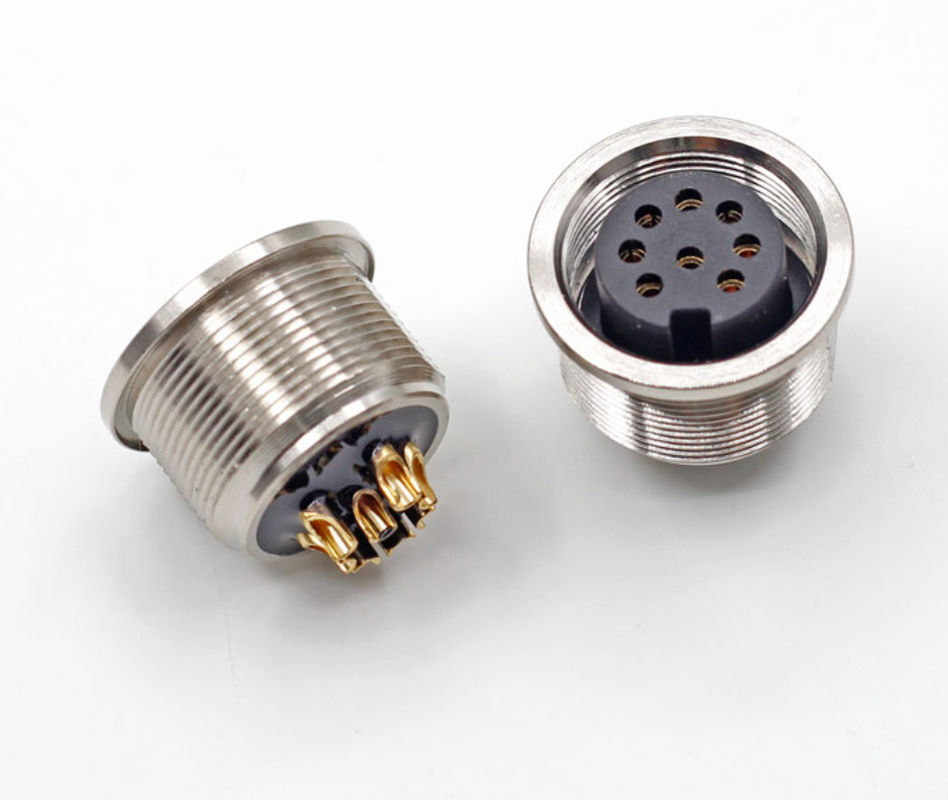 M12 M16 solder type 5 pin 8 pin waterproof Antenna Male Female PCB ...