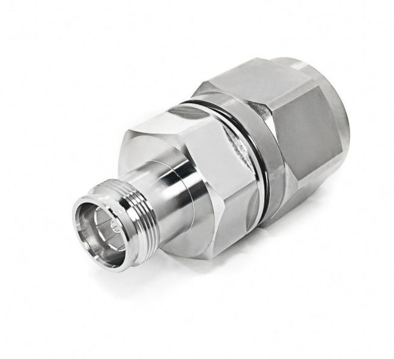 4.3-10 Female Radio Frequency Connector 50 Ohm Impedance For 7/8 ...
