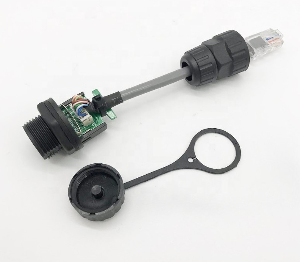 Custom RJ45 Ethernet Cable Wiring Harness With Excellent Resistance To ...