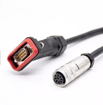 PCB Mount AISG RET 5M RRU M16 Cable Connector For DB9 Male Female