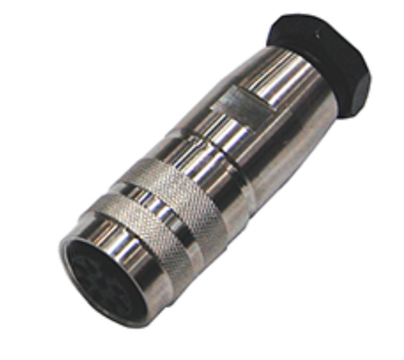 Ground Pin Male Female Circular PCB Connector M16 8 Pin Soldering Type